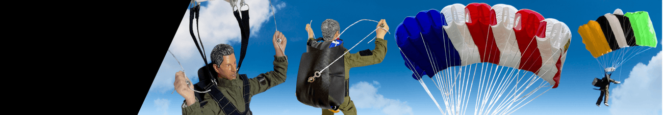 Toy Parachutes for Soldier, Paratrooper, Action Figure, Plush – Paul ...