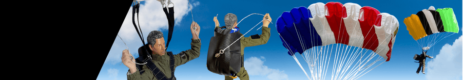 Toy Parachutes for Soldier, Paratrooper, Action Figure, Plush – Paul ...
