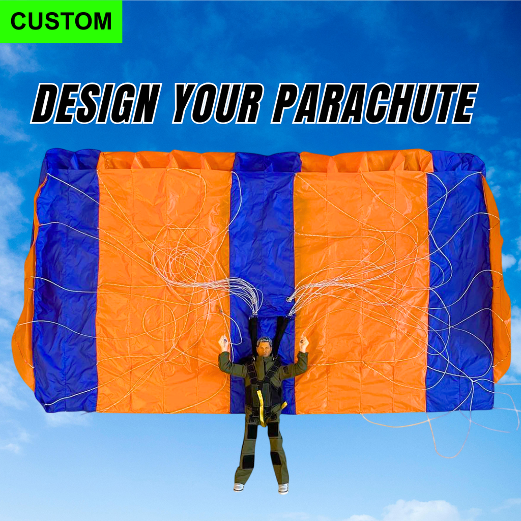 Radio Controlled Skydiver With Custom Parachute – Paul Mini Parachute